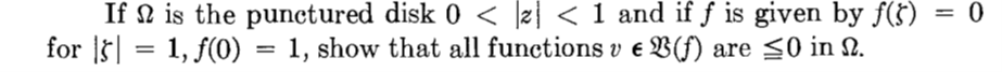 Solved If Ω ﻿is the punctured disk 0