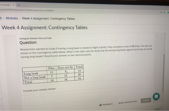 Solved Use a Contingency Table to Find Probabilities | Chegg.com