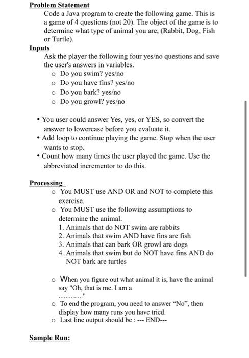 Solved Problem Statement Code A Java Program To Create The 7206