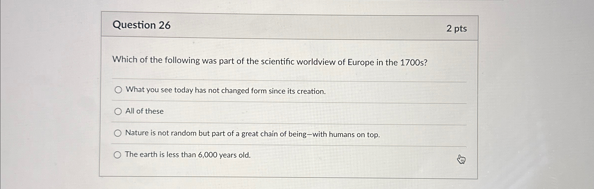 Solved Question 262 ﻿ptsWhich of the following was part of | Chegg.com