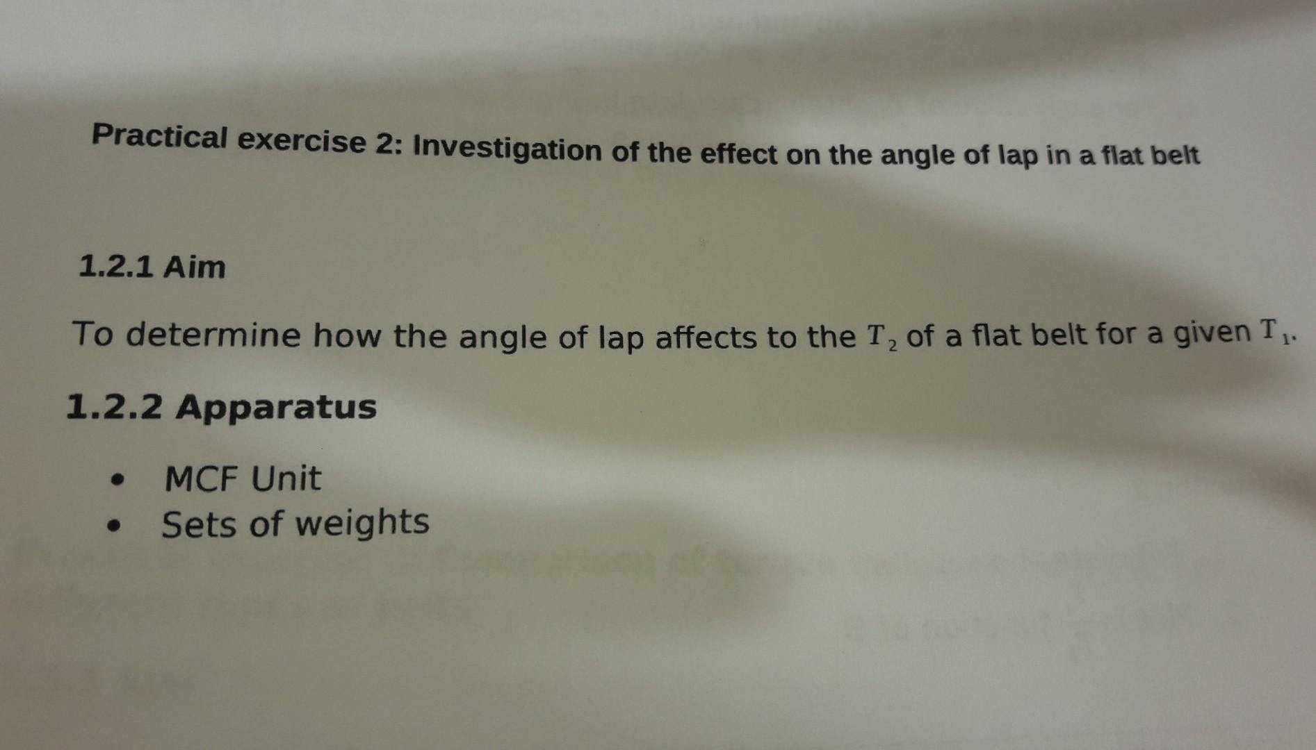 Solved Practical exercise 2: Investigation of the effect on | Chegg.com