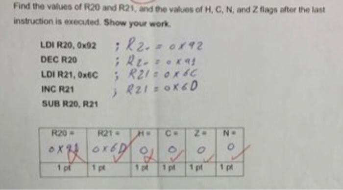 Solved Find the values of R20 and R21, and the values of H, | Chegg.com