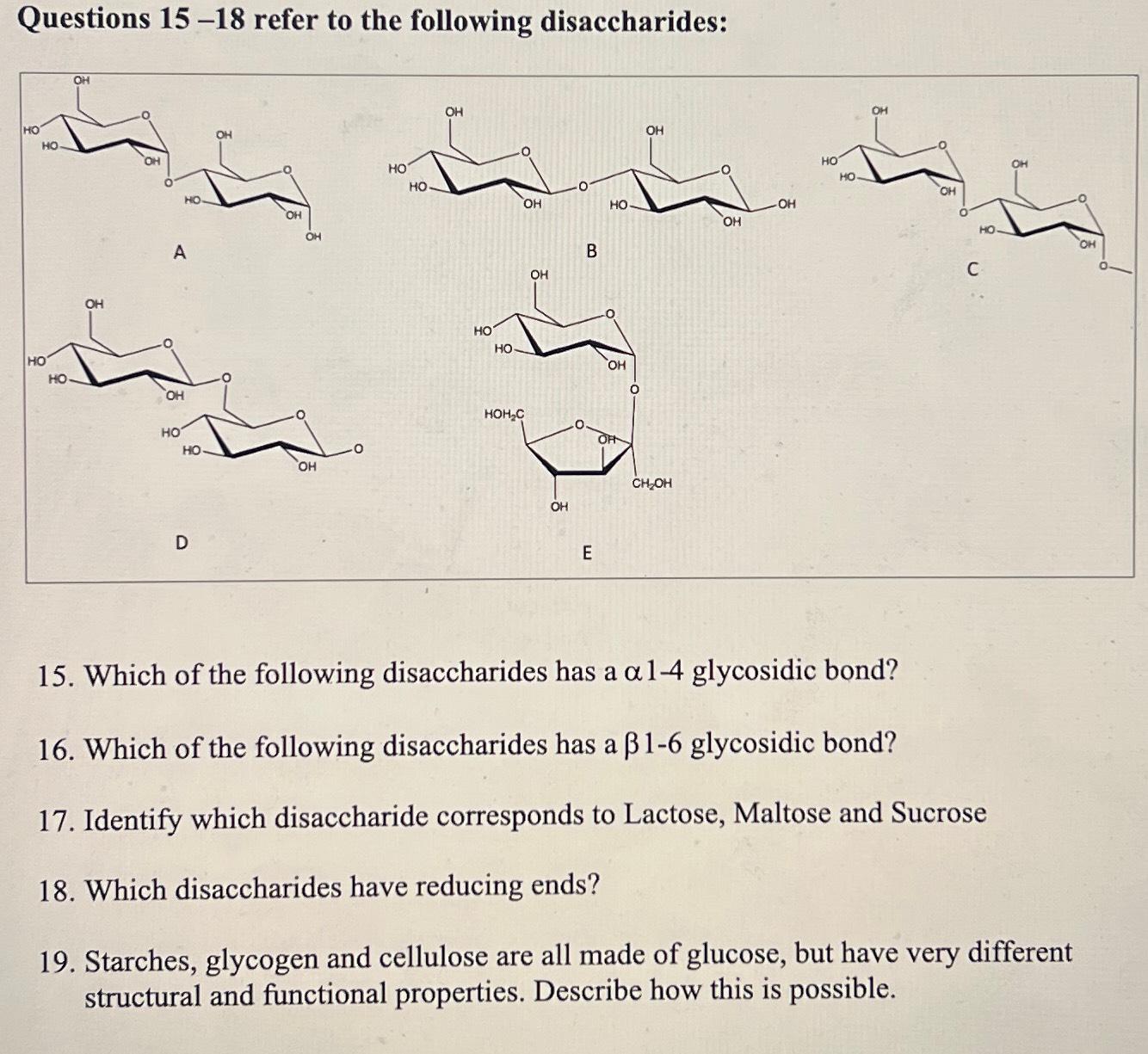 Solved Questions 15-18 ﻿refer to the following | Chegg.com