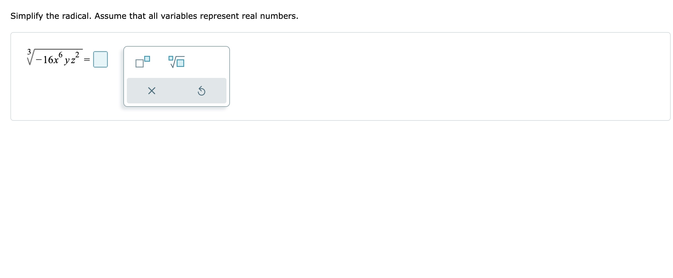 Solved Simplify the radical. Assume that all variables | Chegg.com