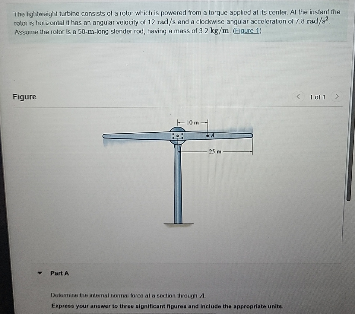 Solved The lightweight turbine consists of a rotor which is | Chegg.com