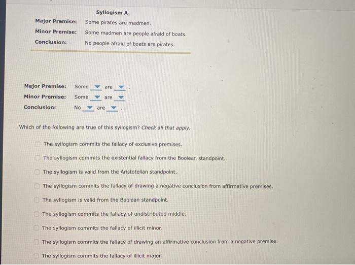 Fallacy Committed If Rule is Violated Undistributed | Chegg.com