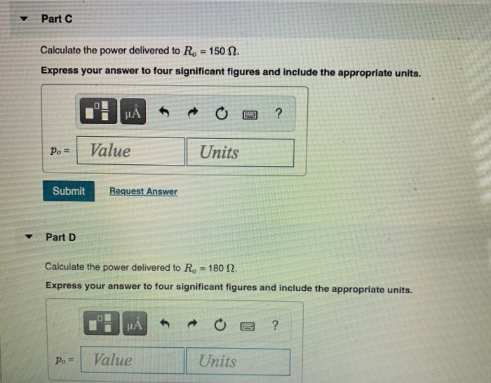 Solved Calculate the power delivered for each value of R, in | Chegg.com