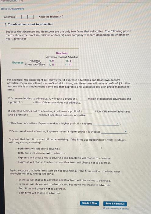 Solved Homework (Ch 17) Back to Assignment Attempts Keep the | Chegg.com