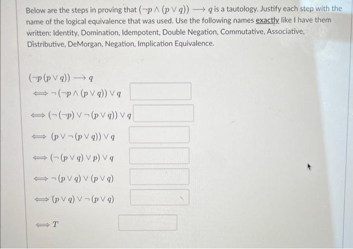 Solved Below are the steps for proving that | Chegg.com