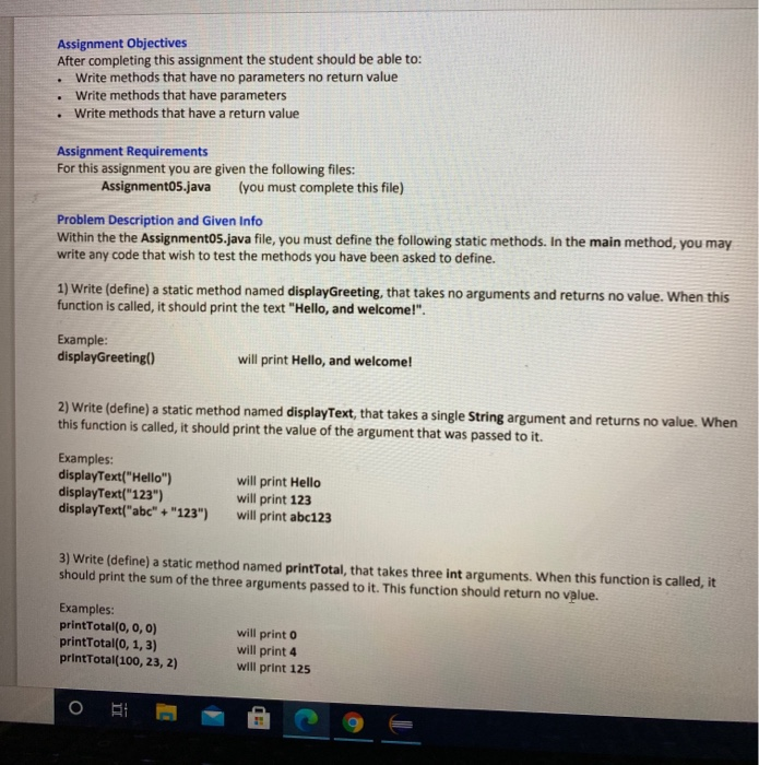 Solved Assignment Objectives After completing this | Chegg.com