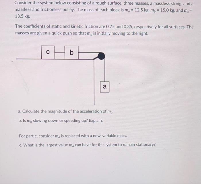 Solved Consider the system below consisting of a rough | Chegg.com