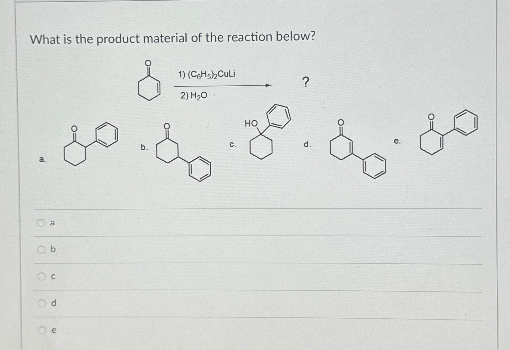 Solved What is the product material of the reaction below? | Chegg.com
