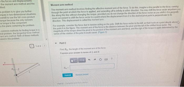 Solved Tangential force method The tangential force method | Chegg.com