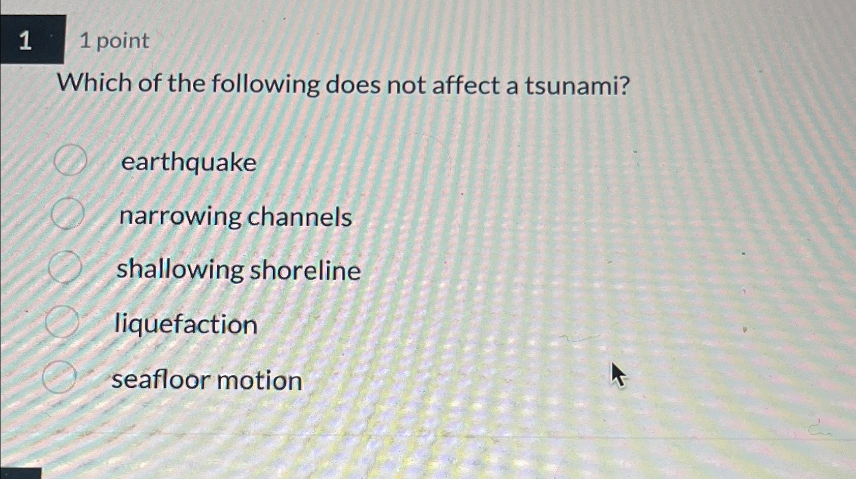 Solved 11 ﻿pointWhich of the following does not affect a | Chegg.com