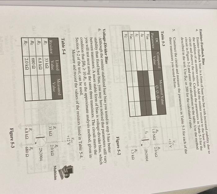 Solved Part 1: Three Blas Circuits Fixed Base Blas Measure | Chegg.com