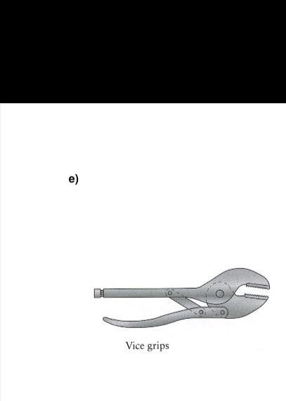 Solved e) Vice grips | Chegg.com