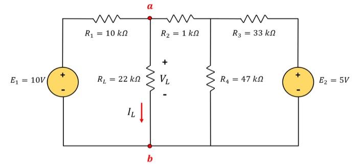 Solved find V, R, and I using thevenins theorem | Chegg.com