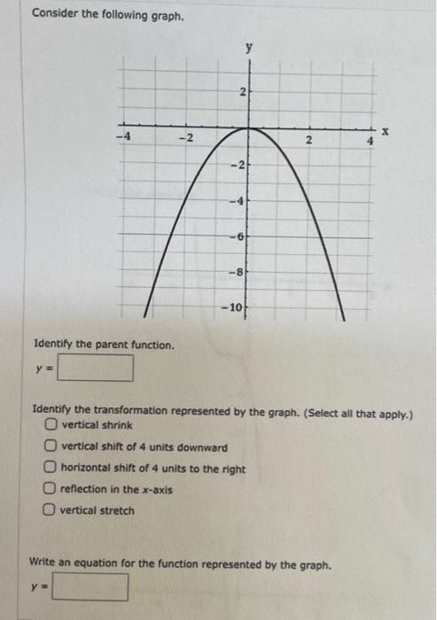 Solved Use the graph of f(x)=∣x∣ to write an equation for | Chegg.com