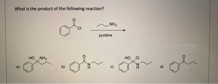 Solved What is the product of the following reaction? NH2 | Chegg.com