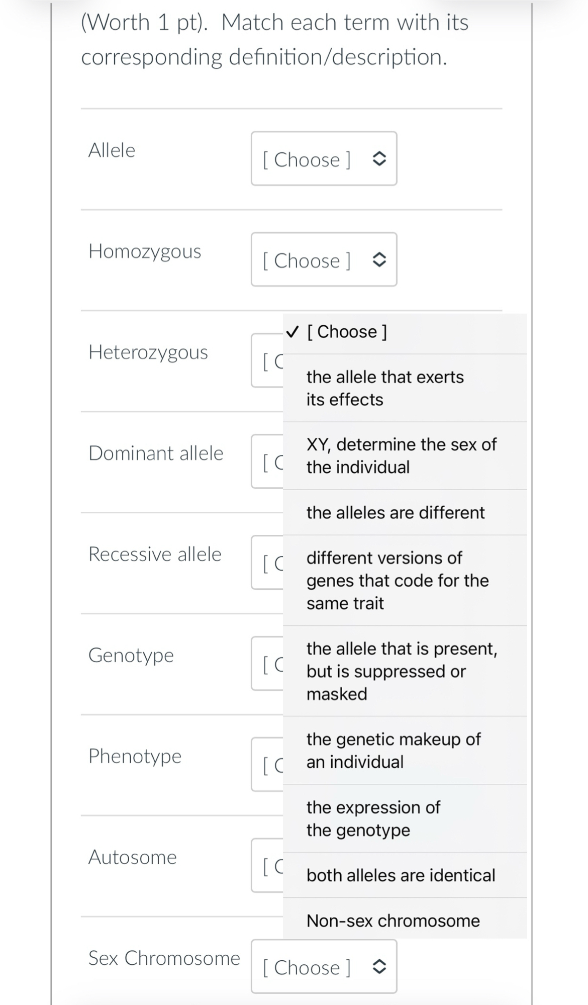 Solved Match each term with its corresponding | Chegg.com