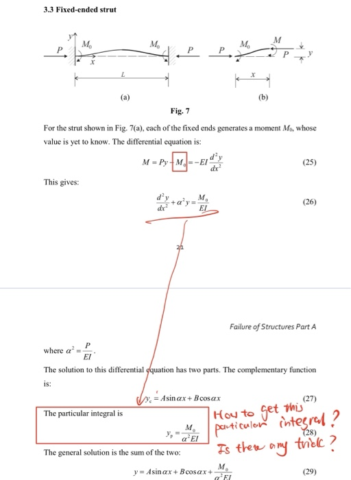 Solved 3.4 Pinned/fixed boundary conditions The case of a | Chegg.com