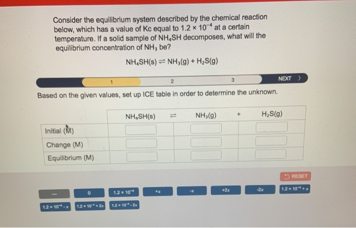 Consider the equilibrium system described by the | Chegg.com