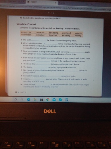 10 to deal with a question or a problem par Words In | Chegg.com