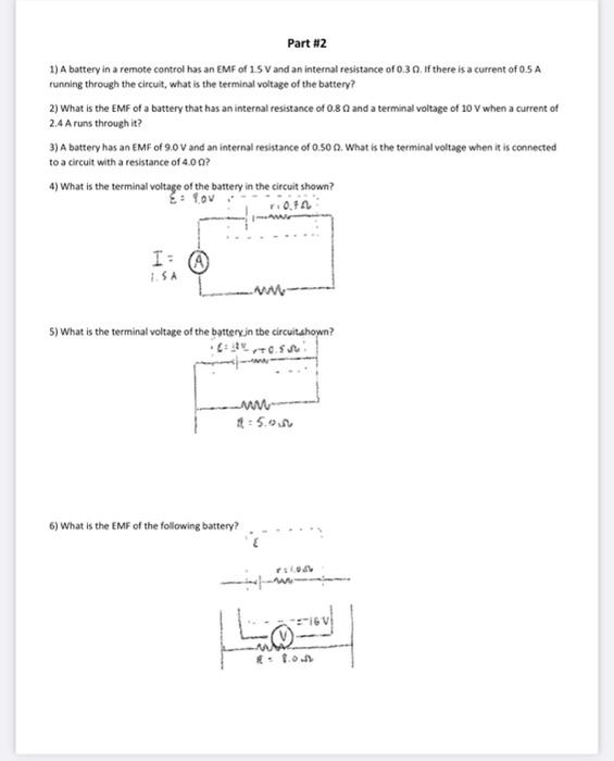 Solved Assignment #3 1) What are the values of the currents | Chegg.com