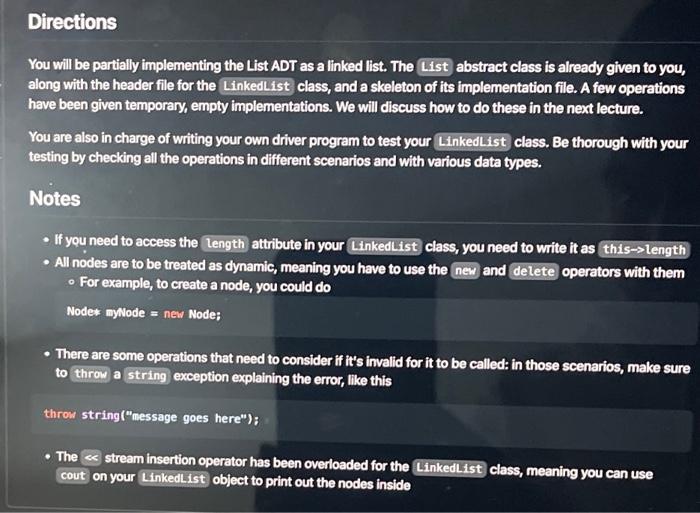 Solved I have provided directions and codes below;I have | Chegg.com