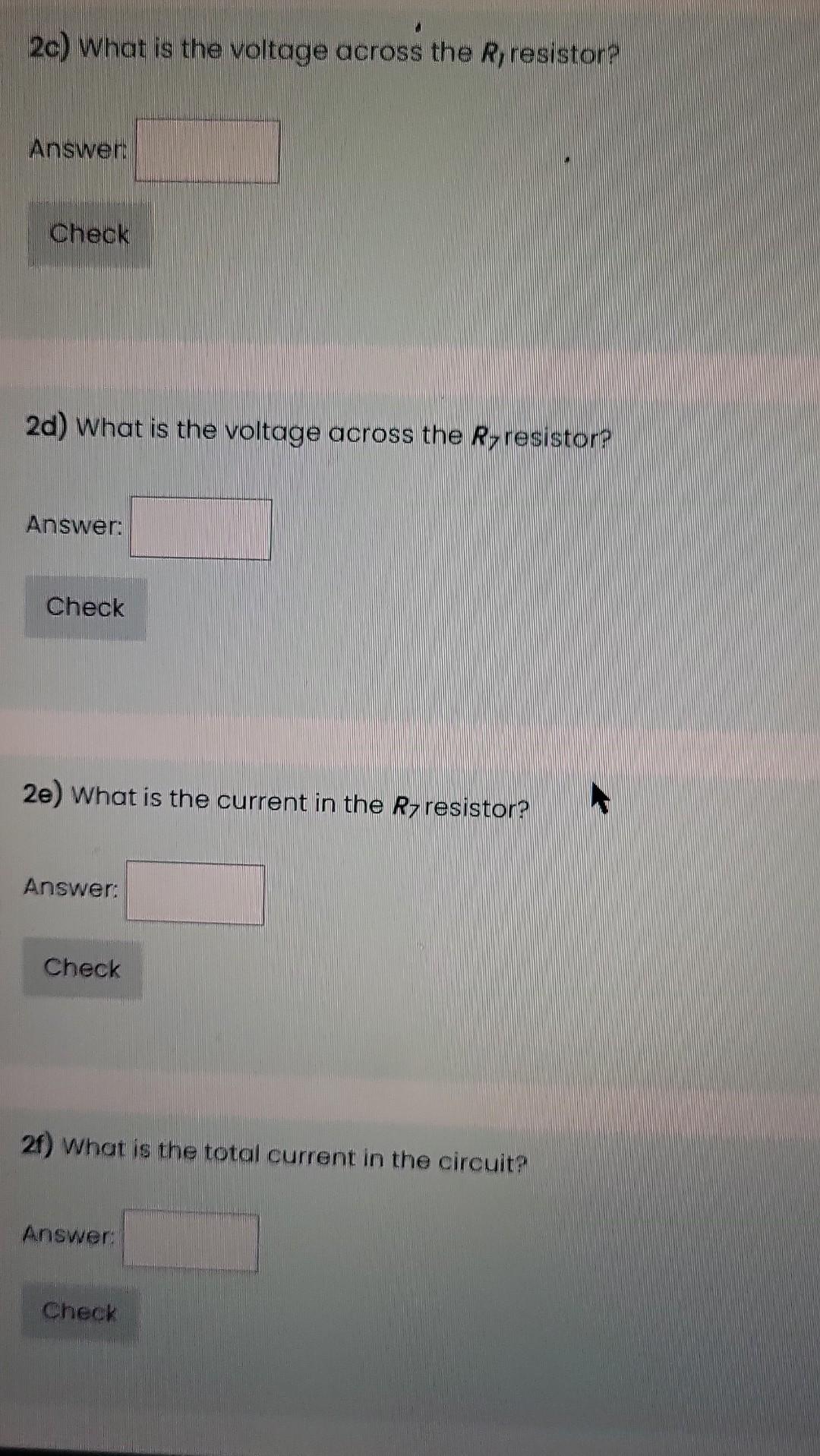 Solved In the circuit shown below, the current through the | Chegg.com