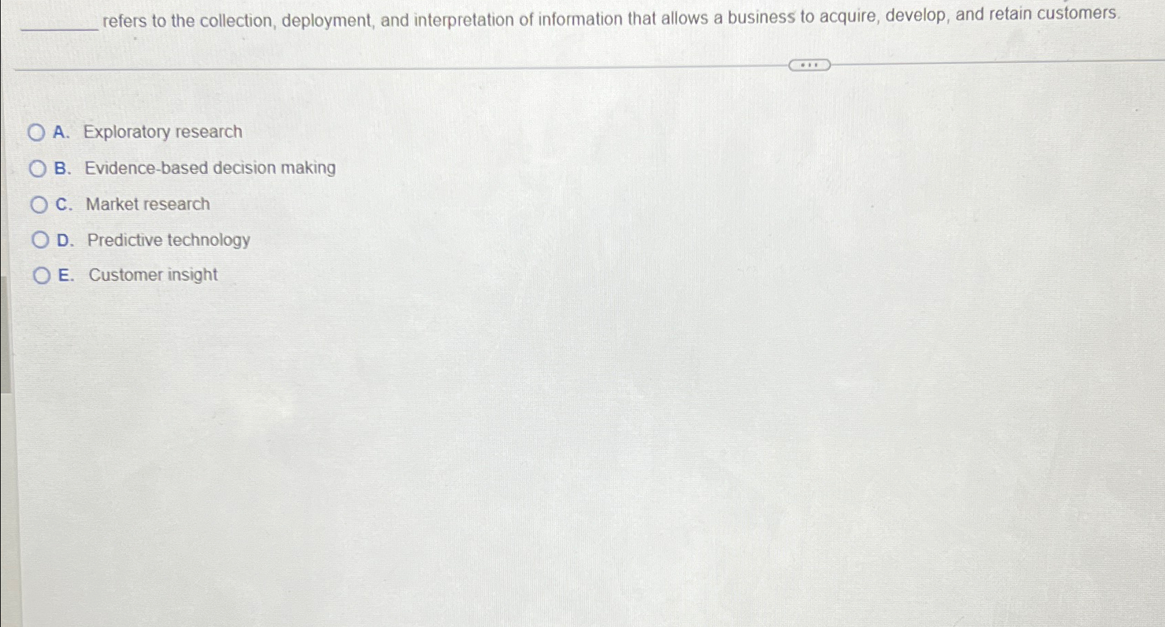 Solved refers to the collection, deployment, and | Chegg.com