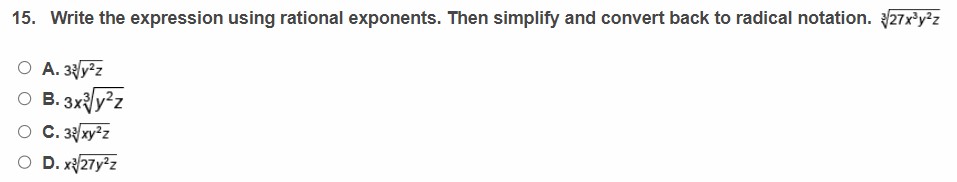 Solved Write the expression using rational exponents. Then | Chegg.com