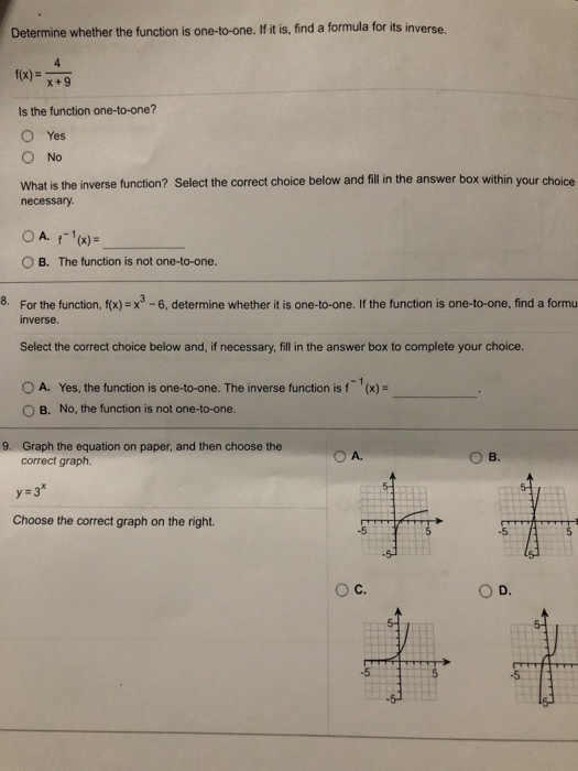 Solved 5. Graph the function and determine whether the | Chegg.com