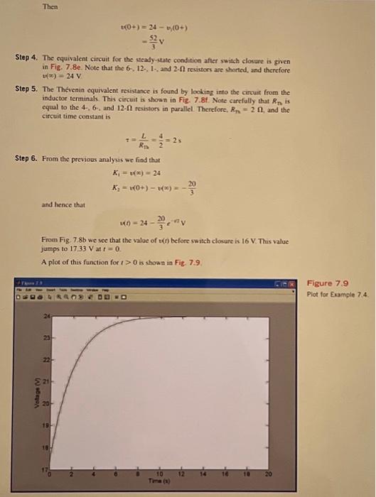 Solved For example 7.4, figure 7.8: make a similar plot | Chegg.com