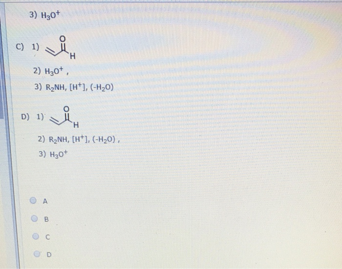 Solved Choose the correct sequence of reagents that will | Chegg.com