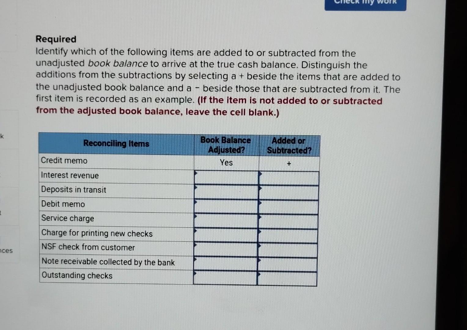 Solved Required Identify which of the following items are | Chegg.com