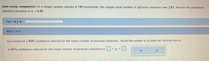 Solved How many computers? In a simple random sample of 140 | Chegg.com