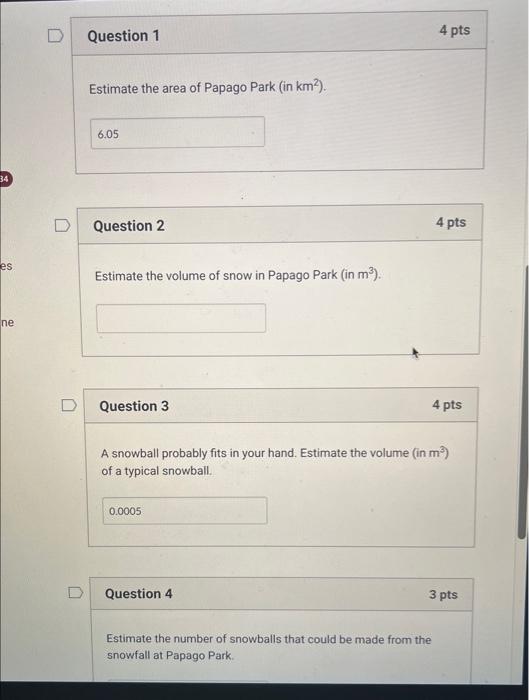 Estimate the area of Papago Park (in km2 ). Question | Chegg.com