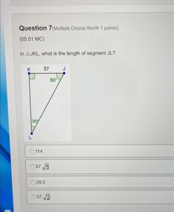 Solved Question 7 (Multiple Choice Worth 1 points) (05.01MC) | Chegg.com