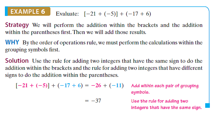 Solved: Evaluate each expression. See Example 6. [9 + (–10 ...