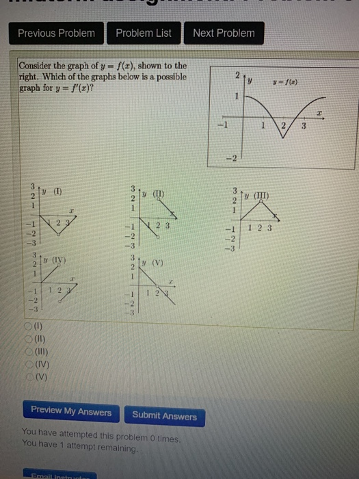 Solved Previous Problem Problem List Next Problem Consider | Chegg.com