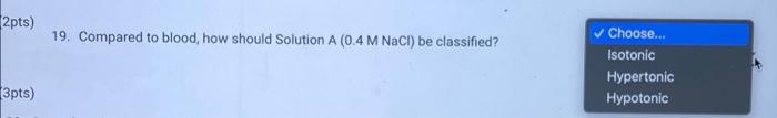 Solved LIST ME 16. Determine the osmolarity for each | Chegg.com