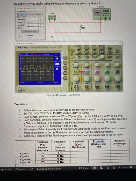Solved Build the following circuit using the Function | Chegg.com