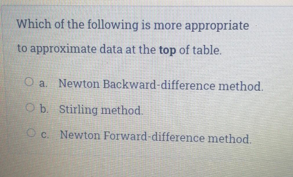 Solved Which of the following is more appropriate to | Chegg.com