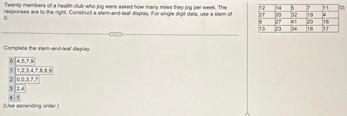 Solved Twenty members of a health club who jog were asked | Chegg.com