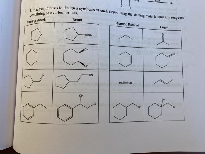 Solved Use retrosynthesis to design a synthesis of each | Chegg.com