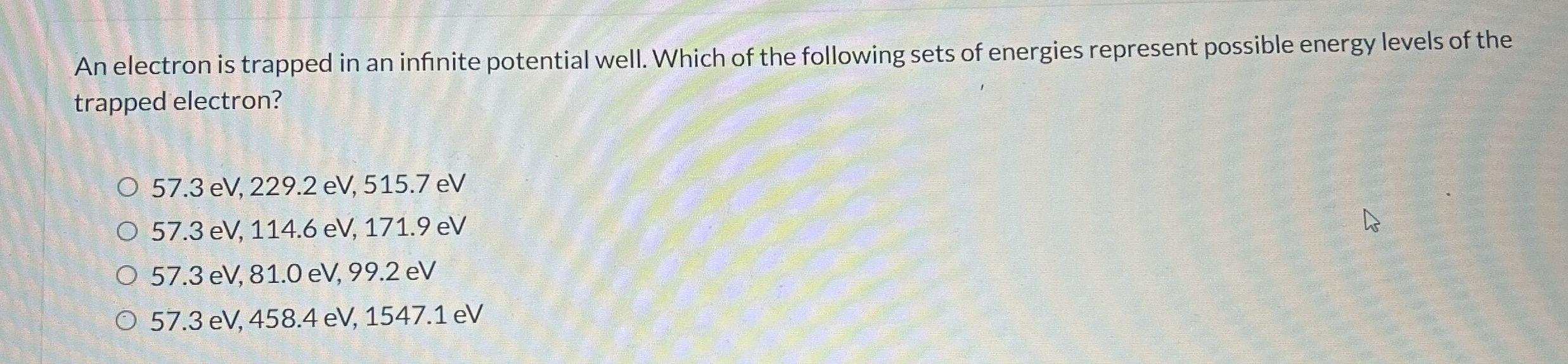 Solved An Electron Is Trapped In An Infinite Potential Well