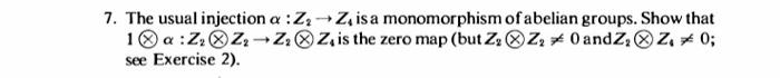 Solved 2. Let A and B be abelian groups. (a) For each | Chegg.com