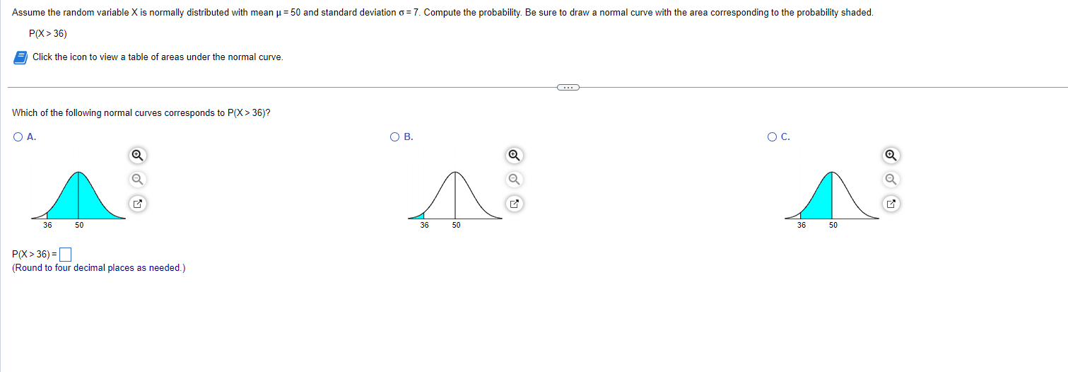 Solved Assume the random variable x ﻿is normally distributed | Chegg.com