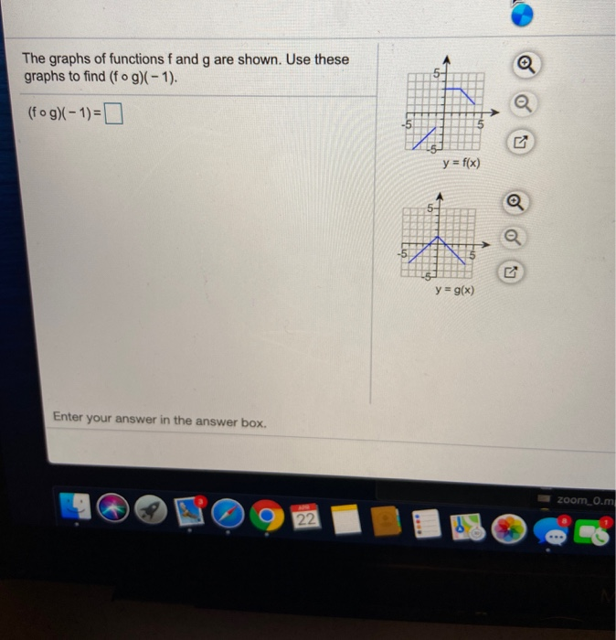 Solved graphs to find (fog)(-1). (fog)(-1)= y = f(x) y = | Chegg.com